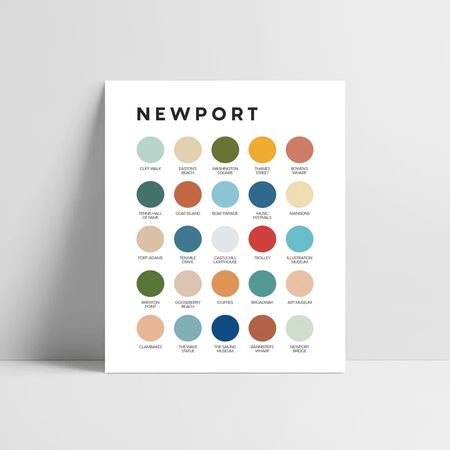 Newport Color Palette – The Sailing Museum & National Sailing Hall of Fame